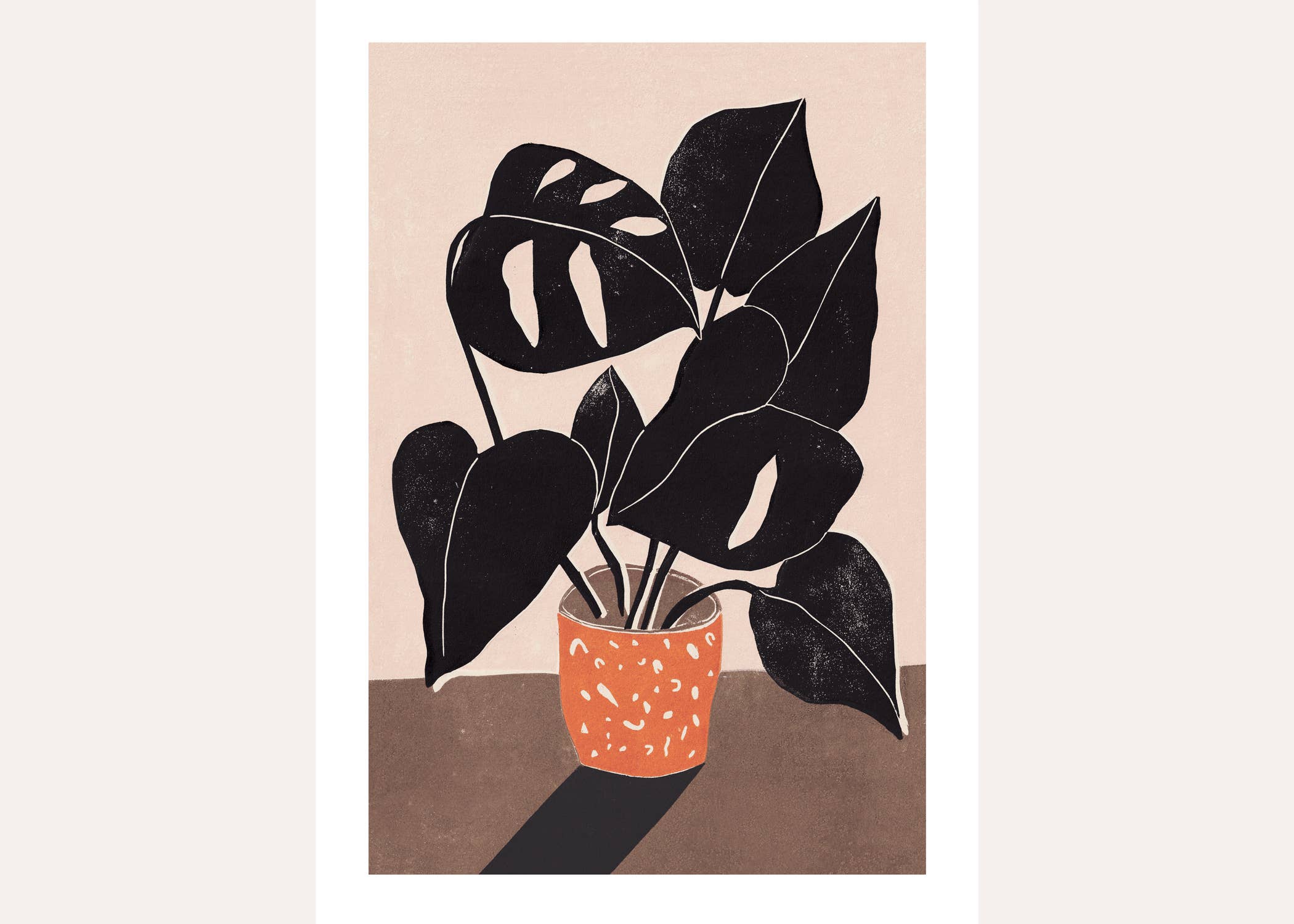 A3 Art Print 'Monstera' · Lobby · Independent lifestyle store in ...