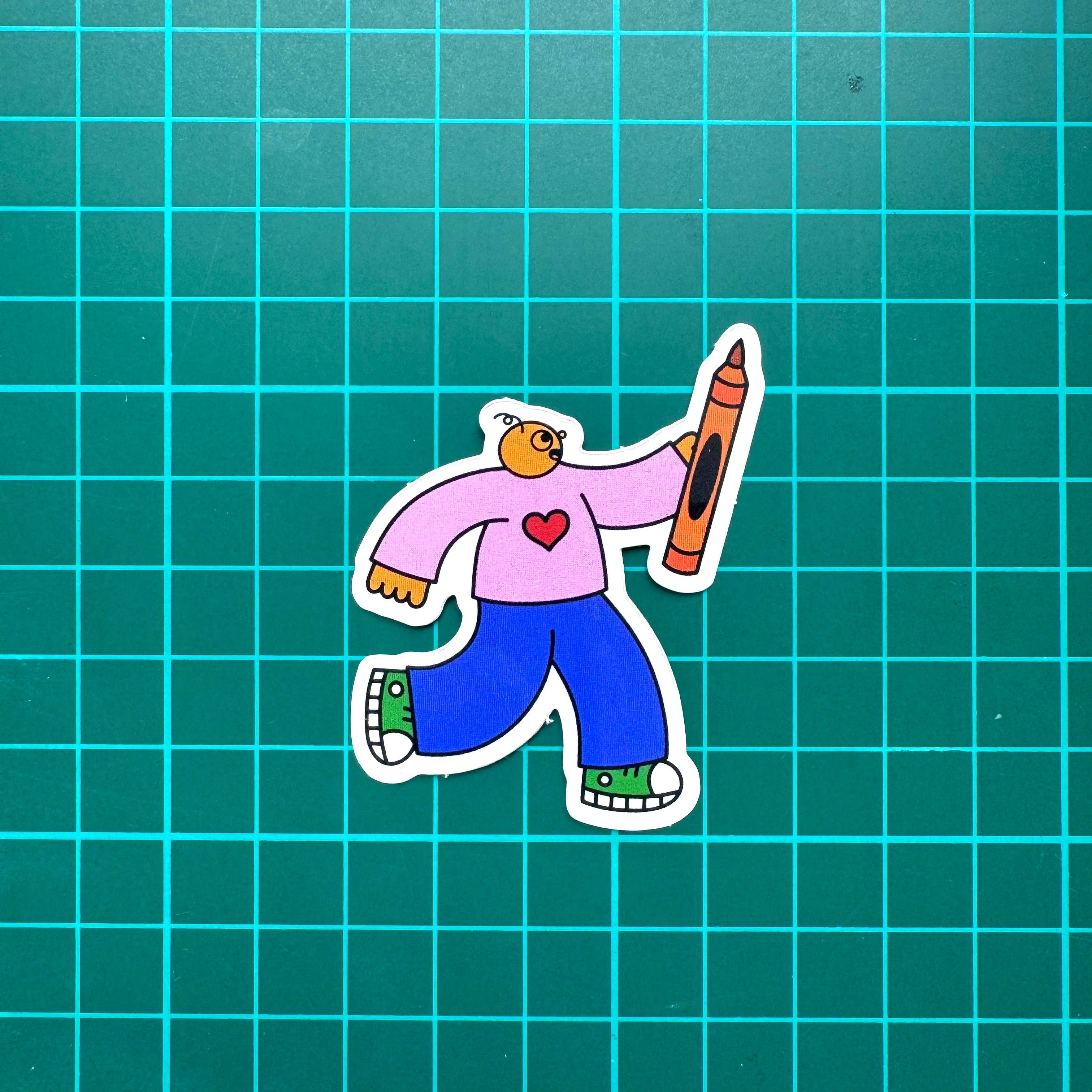 Colouring Buddy Sticker · Lobby · Independent lifestyle store in ...